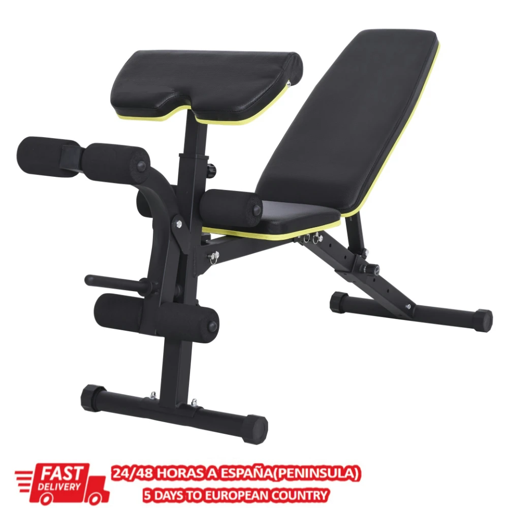 BANCO DE EXERCÍCIO DOBRÁVEL, MULTIFUNCIONAL, COM MESA, PARA TREINAR EM CASA, ALTA QUALIDADE ...