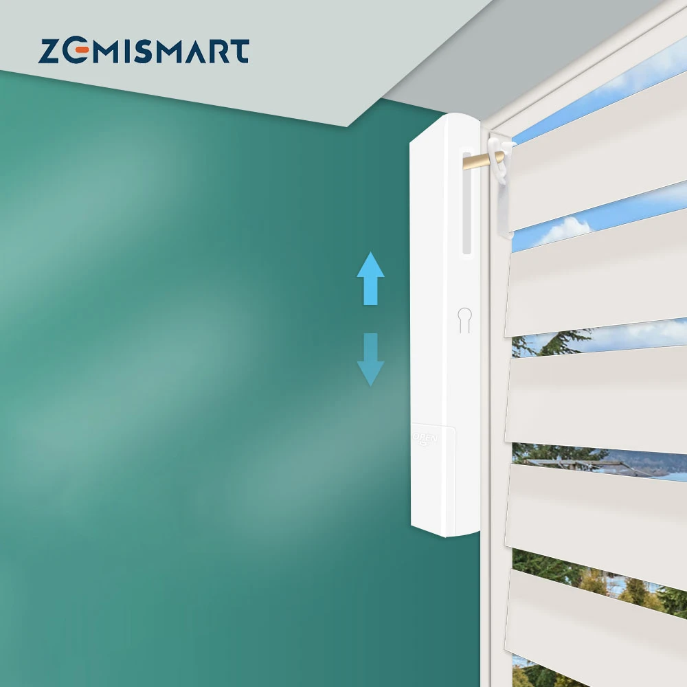 Zemismart Electric Dimmable Curtain Motor USB Rechargeable Driver for ...