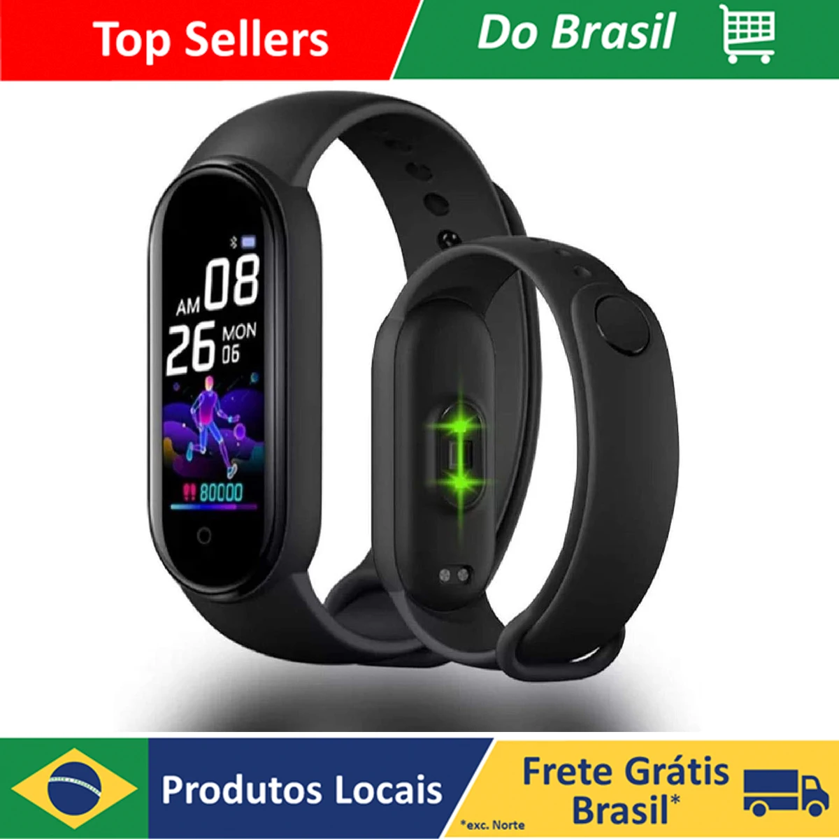 Relógio Smartwatch Inteligente M5 Smartband com Pulseira