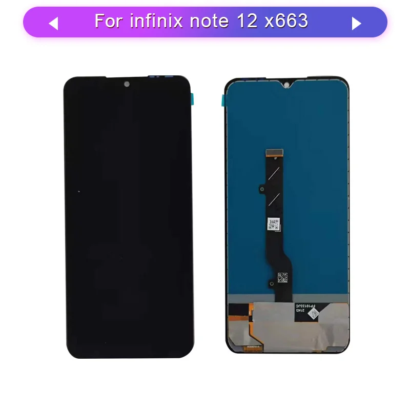 For infinix note 12 X663 X663C X663D Touch Screen LCD Display Assembly ...