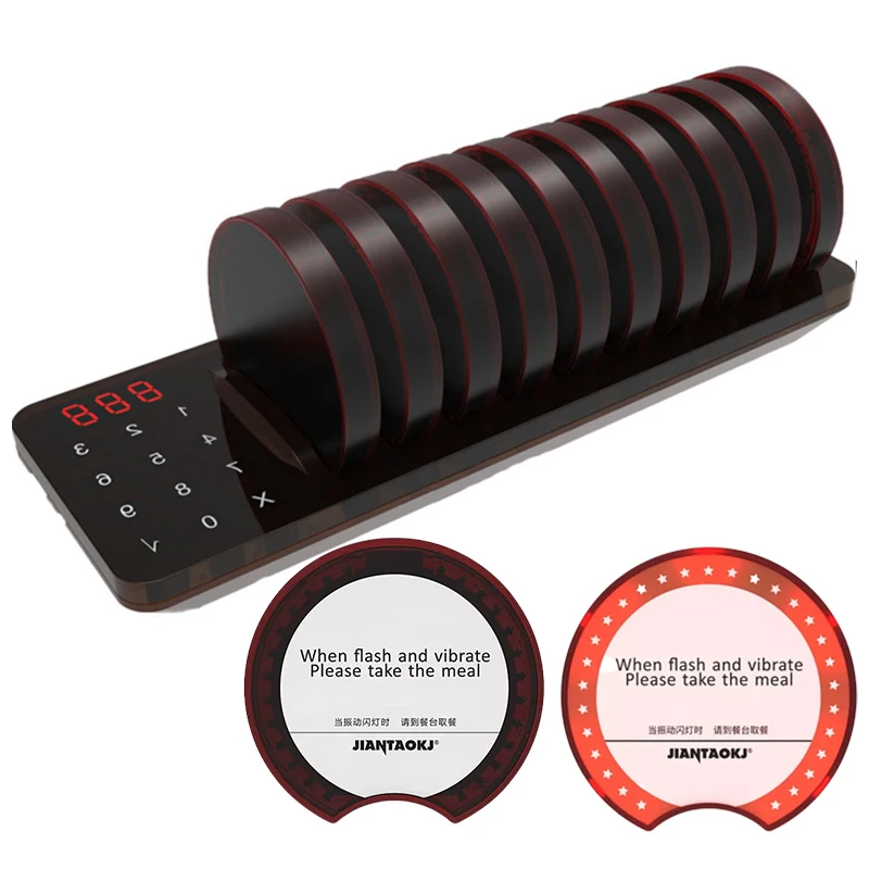 JIANTAO-Wireless-Calling-System-vibradores-prova-d-gua-Restaurante ...