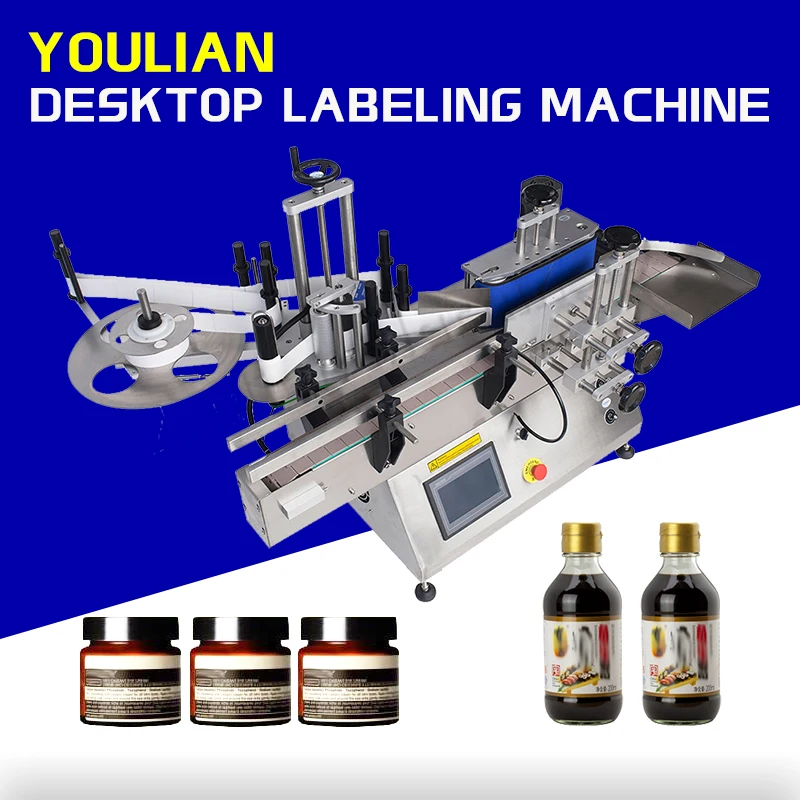 MT-130-Automatic-Sticker-Labeling-Machine-for-Round-Bottles-Wine-Cans ...