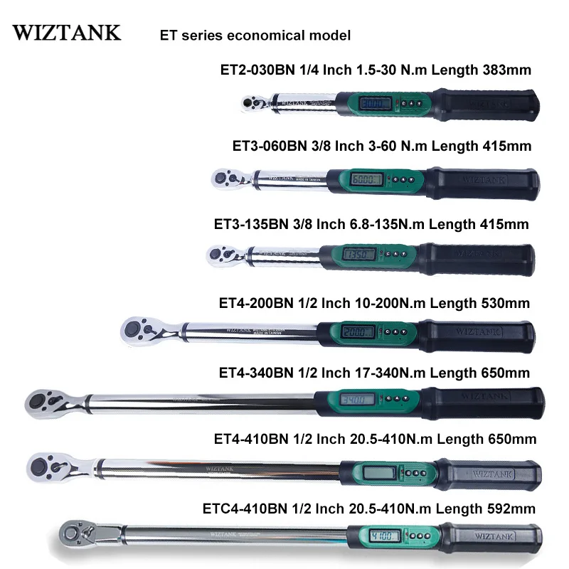 WIZTANK-Digital-Torque-Wrench-ET-Reversible-Quick-Release-Ratchet ...