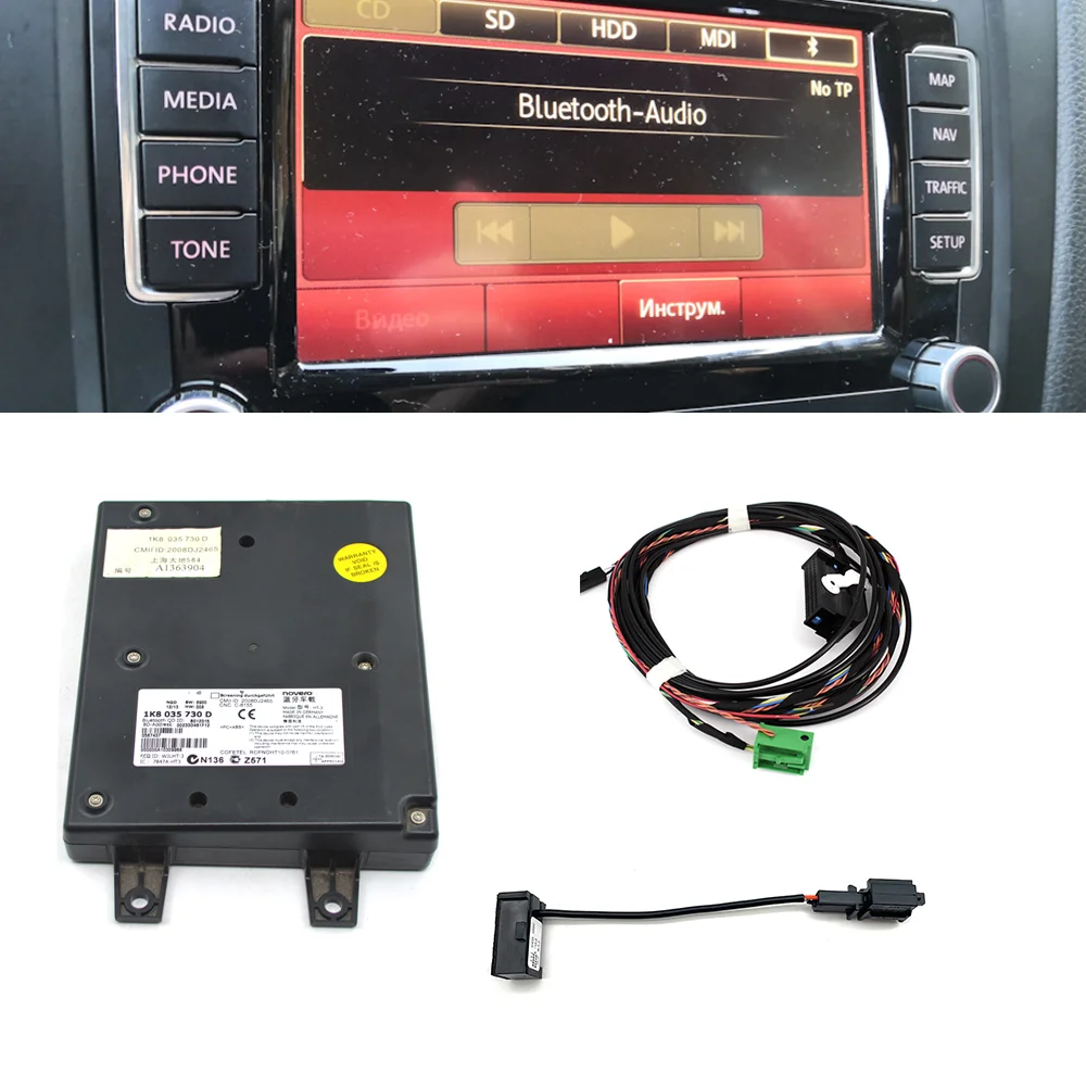 Bluetooth-compatible-module-9W2-microphone-harness-1K8-035-730-D-for ...