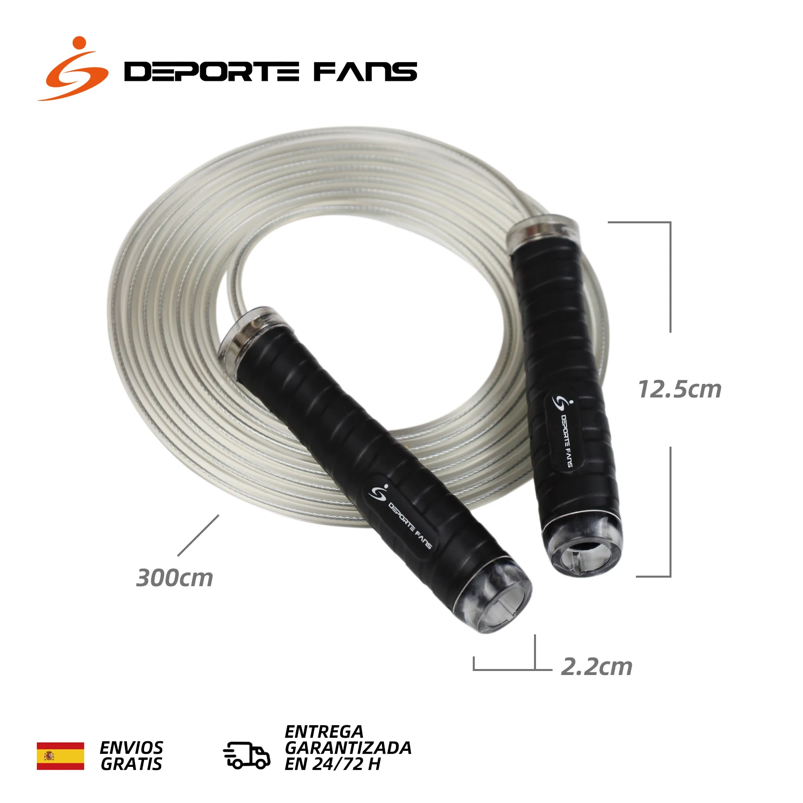 Sport-FANS-Rope-Jump-Rope-Jump-Speed-Jump-Rope-with-Non-Slip-Handle-for ...