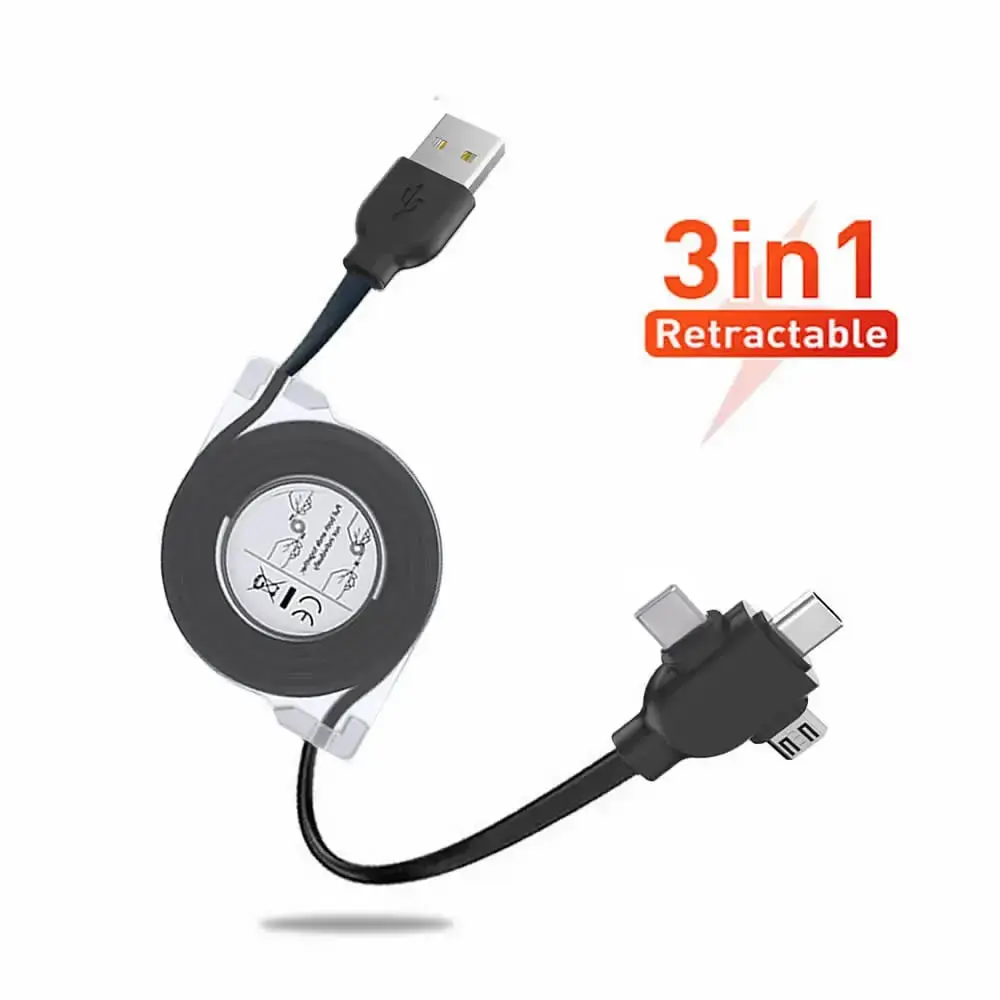 Retractable-Multi-Fast-Charging-Cord-3-in1-USB-Cable-with-8pin-Micro ...