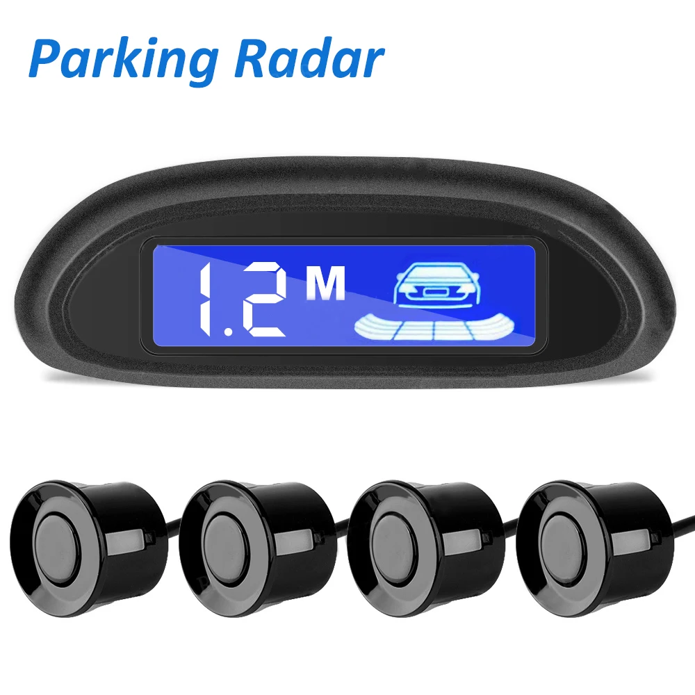 Rear Parking Sensors Reversing Radar for Car Parktronic 4 Sensors LCD ...