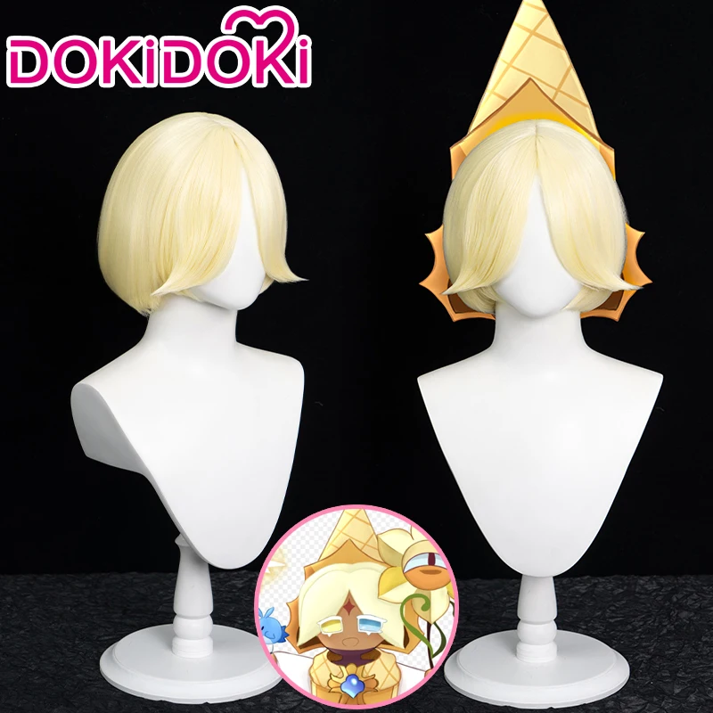 IN STOCK Pure Vanilla Pumpkin Pie Cookie Wig Game Cookie Run Kingdom ...