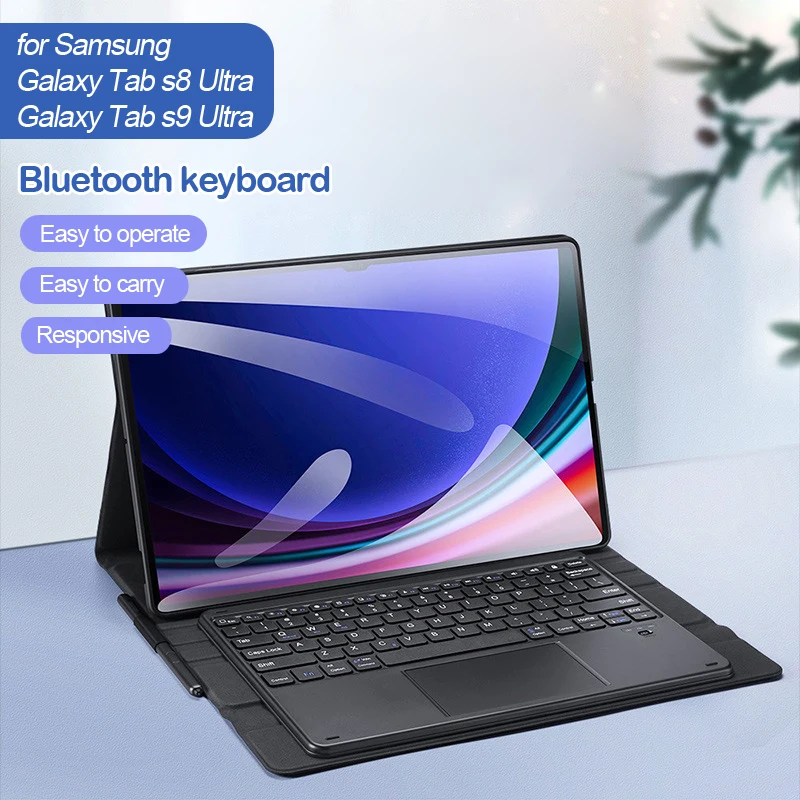 Magic-Wireless-Keyboard-Case-For-Samsung-Glaxy-Tab-S8-S9-Ultra-WIth ...