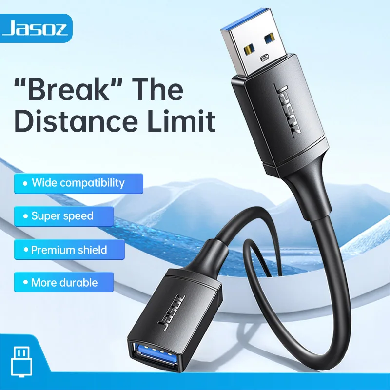 Jasoz-USB-Extension-Cable-Type-A-Male-to-Female-USB-3-0-2-0-Extender ...
