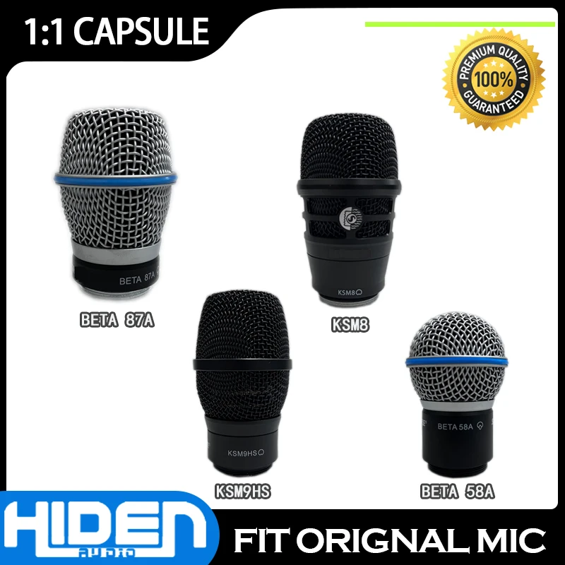 Wireless-Capsule-Microphone-Micro-Original-Condensor-Beta87A-KSM9HS ...