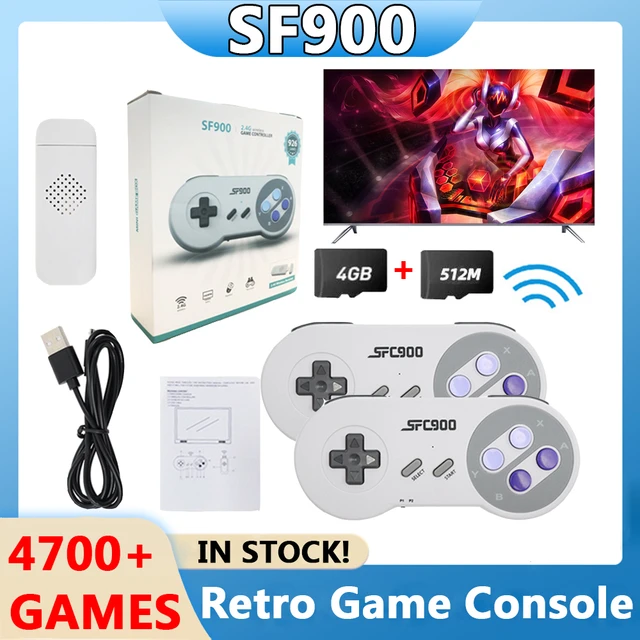 Consola SNES SF900 Game Stick 1700 Juegos Incluido 4k –, 41% OFF