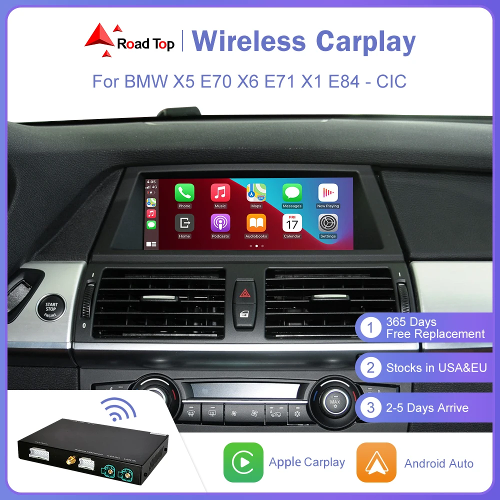 Wireless-CarPlay-for-BMW-CIC-System-X5-E70-X6-E71-2011-2013-X1-E84-2009 ...