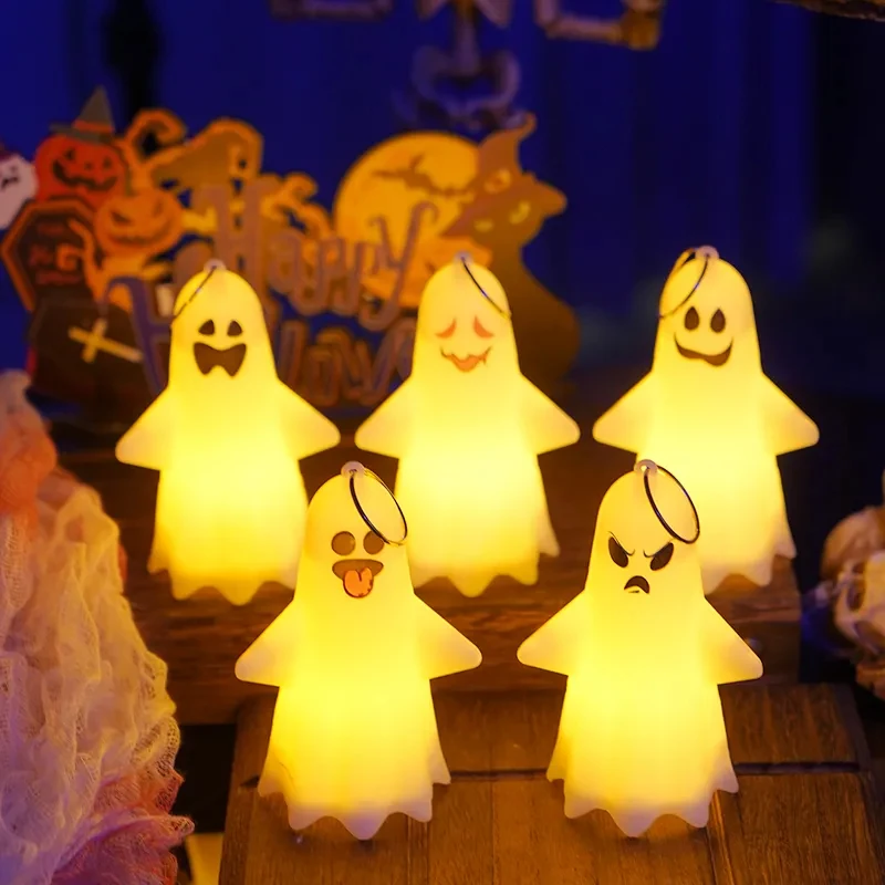 Halloween Decoration Luminous Ghost Halloween Dress Up Atmosphere Lamp ...