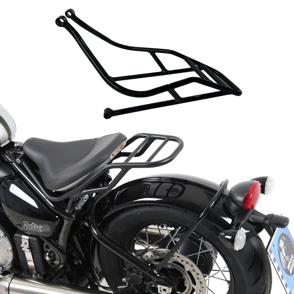Motorcycle Tube Rear Rack Black Luggage Carrier Rack For Triumph ...