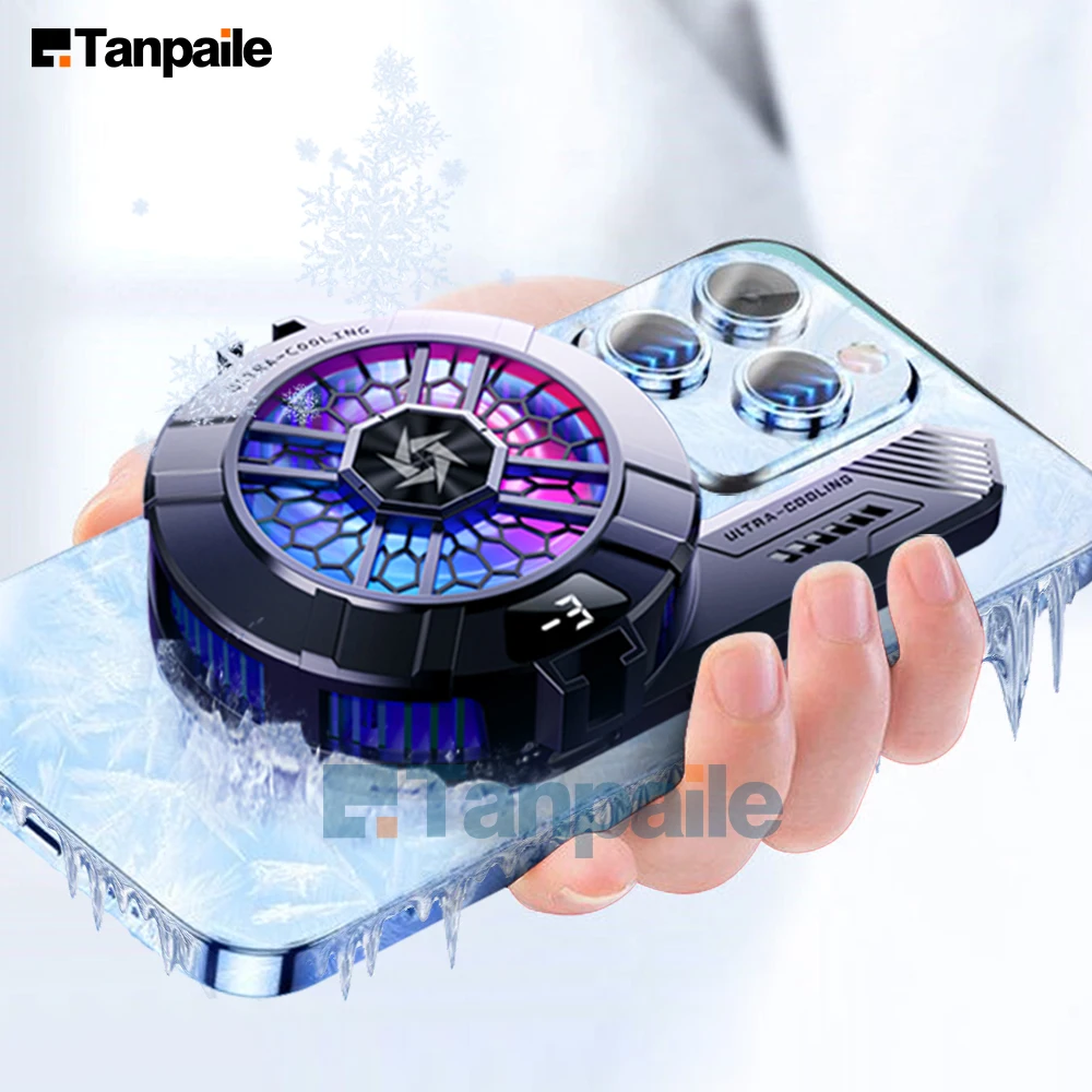 10W (L Shape) Irregular Magnetic Mobile Phone Cooler Radiator Back-clip ...