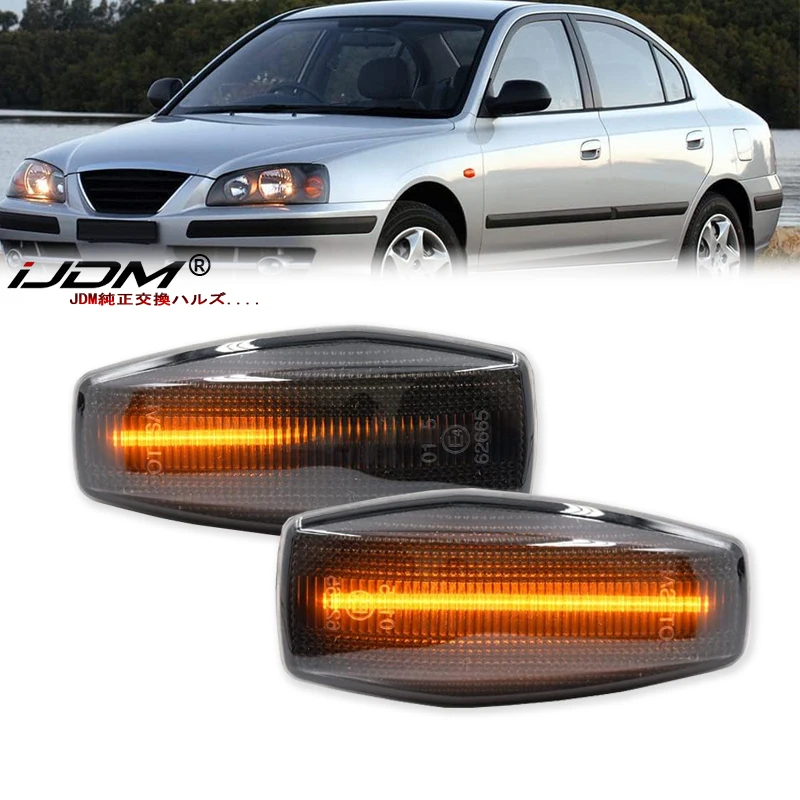 2pcs-Dynamic-Blinker-Amber-LED-Light-Side-Marker-For-Hyundai-Tucson ...