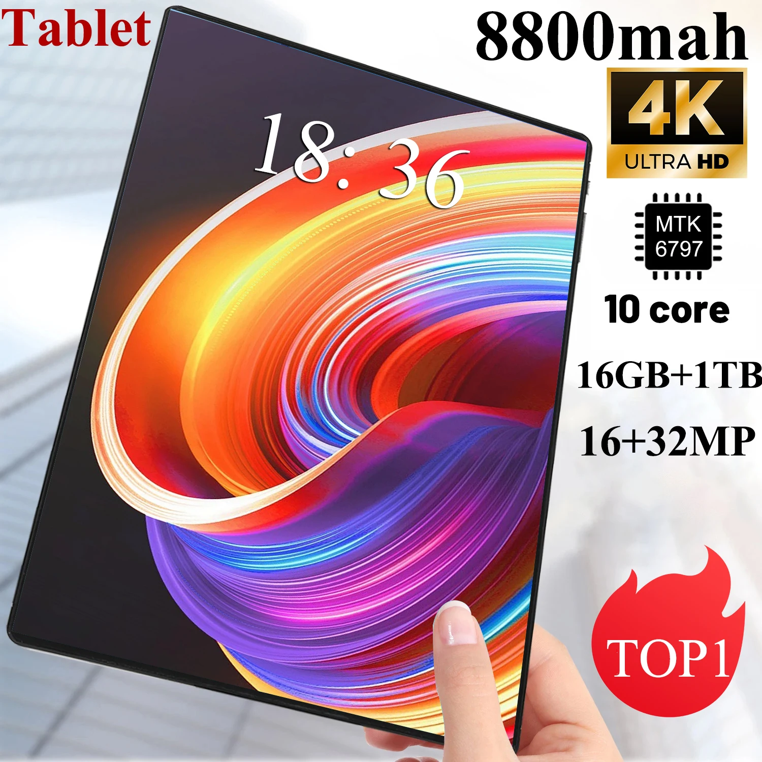 Tablet-11-6-Cal-Android-12-tablet-w-16GB-RAM-1TB-ROM-bateria-8800mAh-10 ...