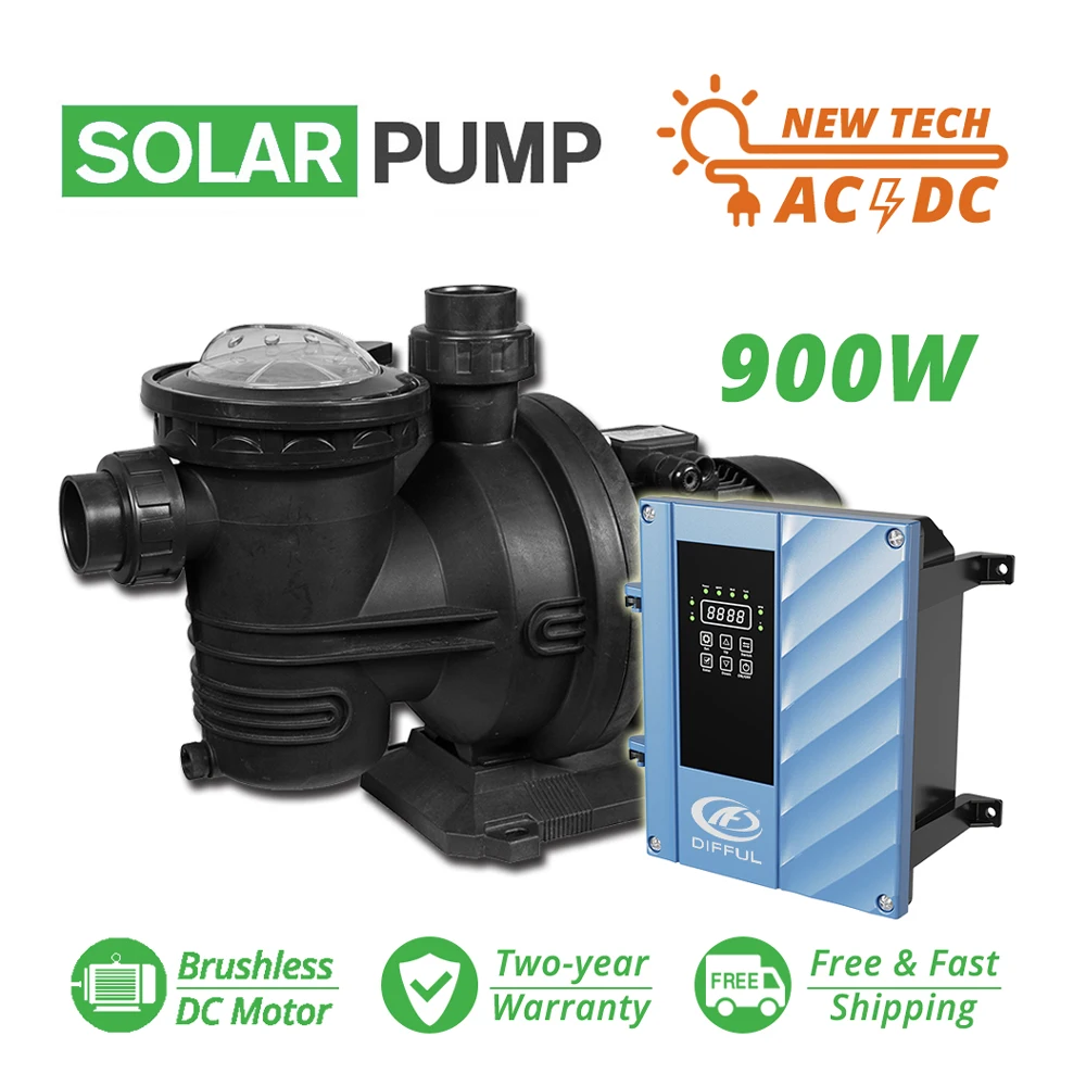 Solar-AC-DC-Hybrid-Pool-Pump-Swimming-In-Above-Ground-Spa-900W-20-M3-H ...