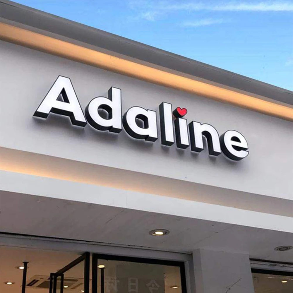 Custom Illuminated Signs For Business Outdoor Advertising Channel ...