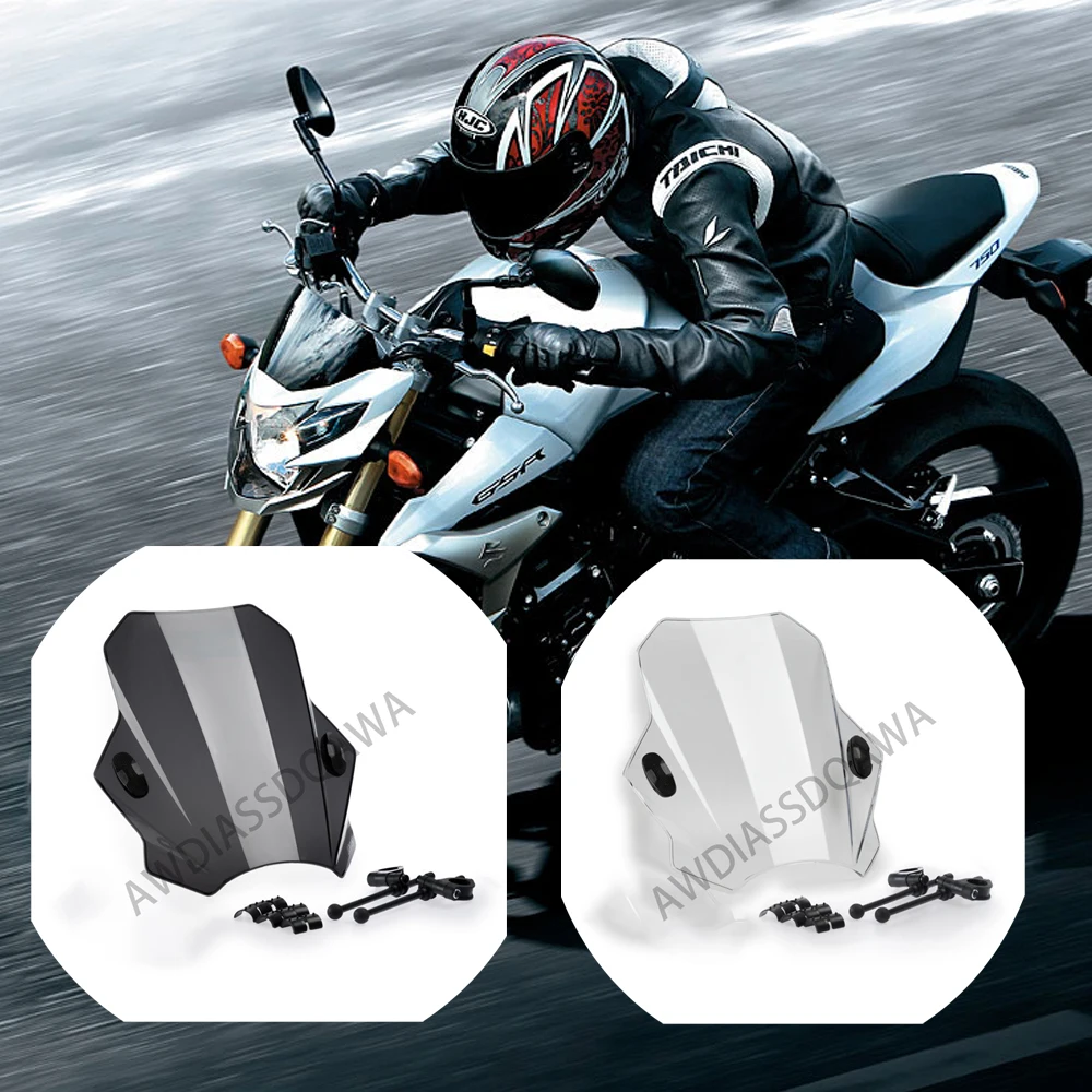 GSR-600-750-Motorcycle-Adjustable-Wind-Screen-Windshield-For-B-KING ...