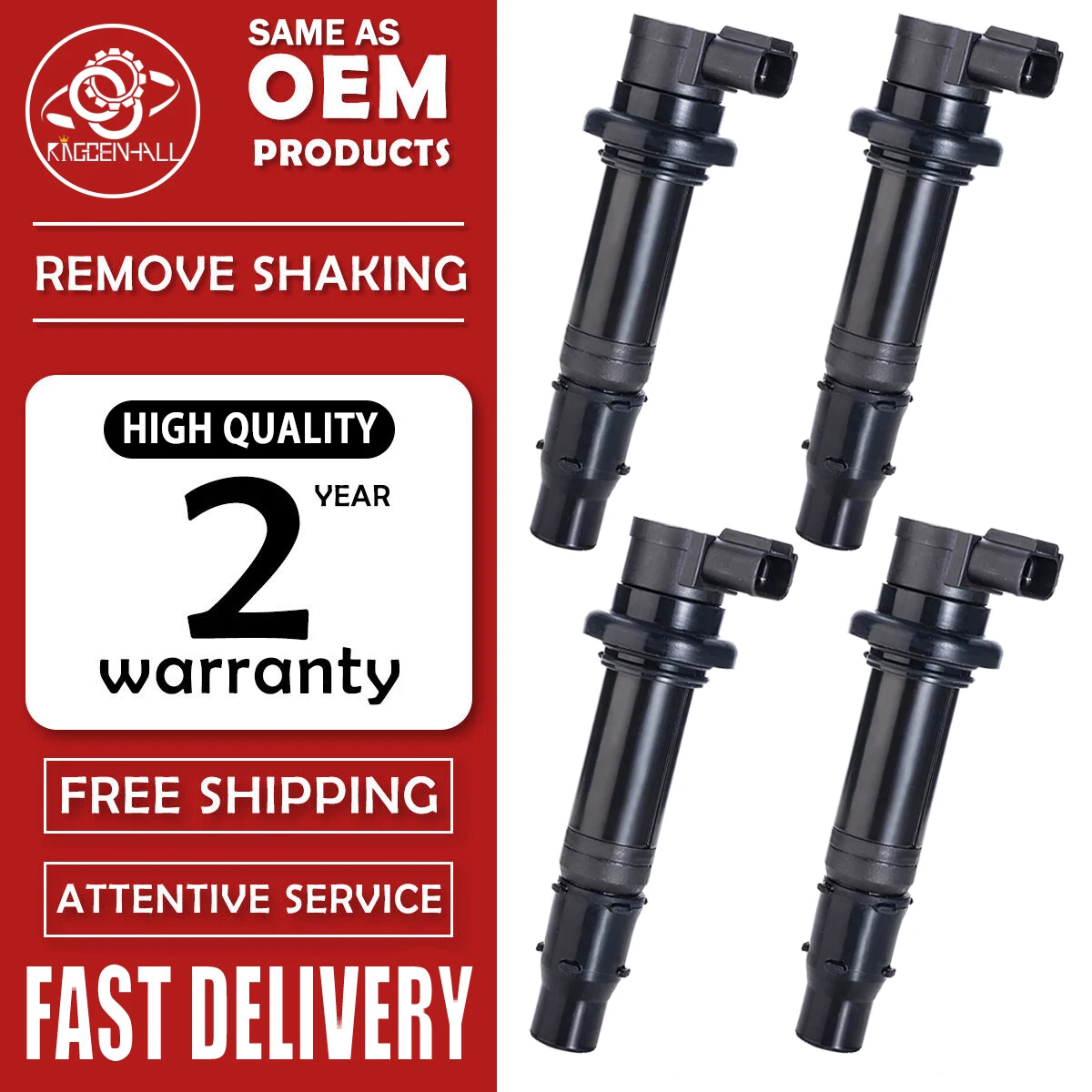 4Pcs-Ignition-Coil-F6T558-F6T560-for-Yamaha-YZF-R1-R6-R6S-VMX-V-Max ...