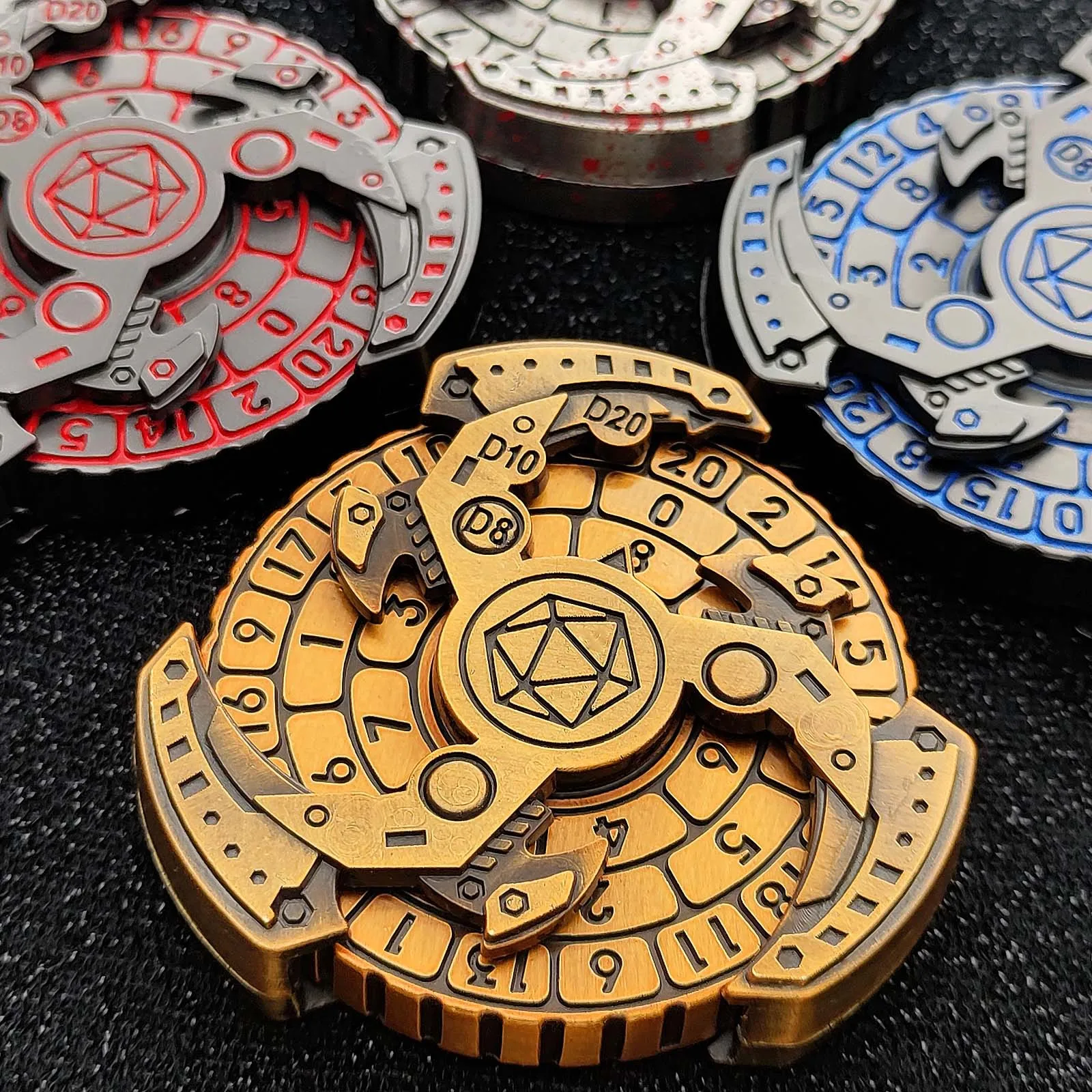 Machine-Roulette-Dice-Fingertip-gyro-dice-Metal-DND-dice-role-play ...