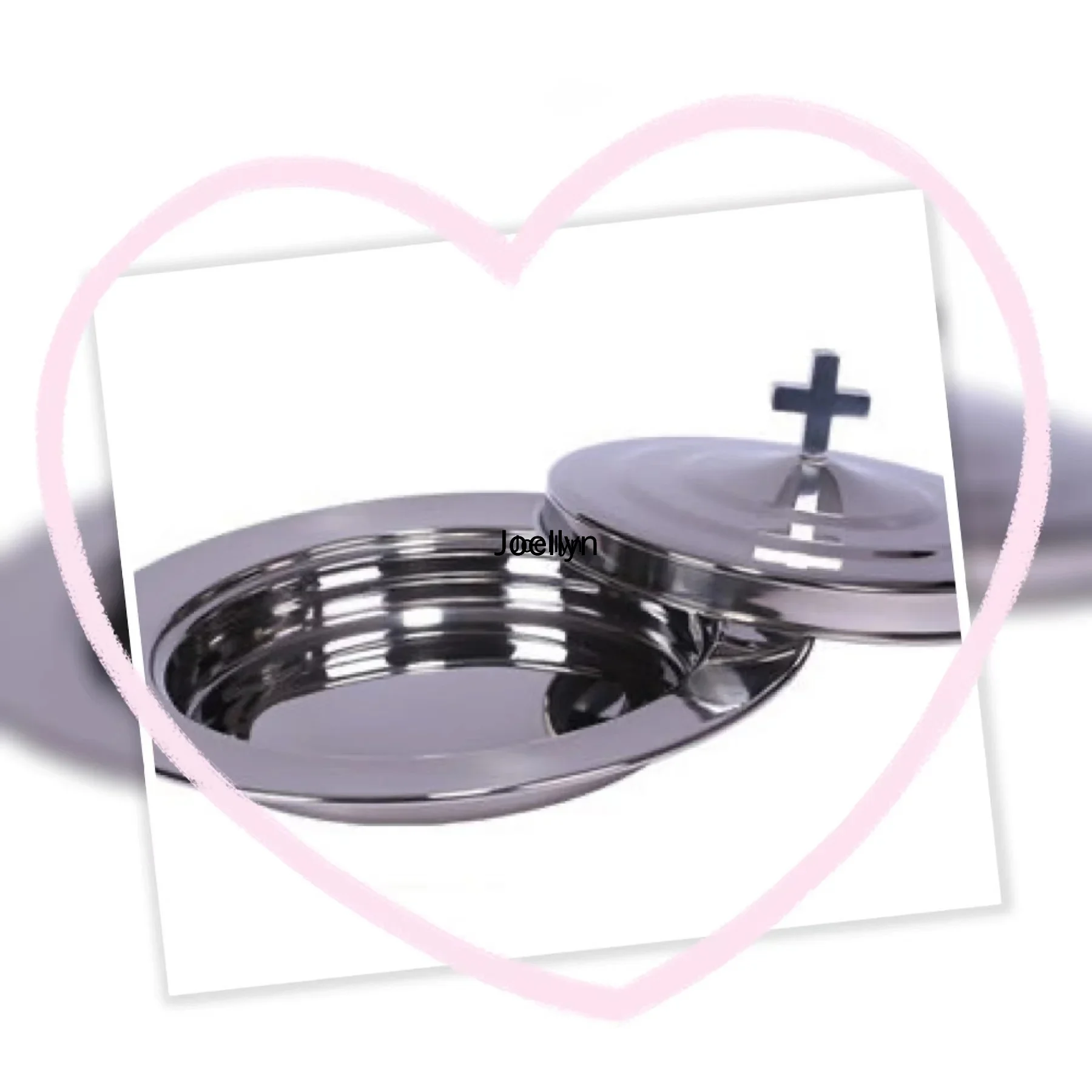 Stainless-Steel-Communion-Bread-Plate-Cover-Set-Church-Holy-Worship ...