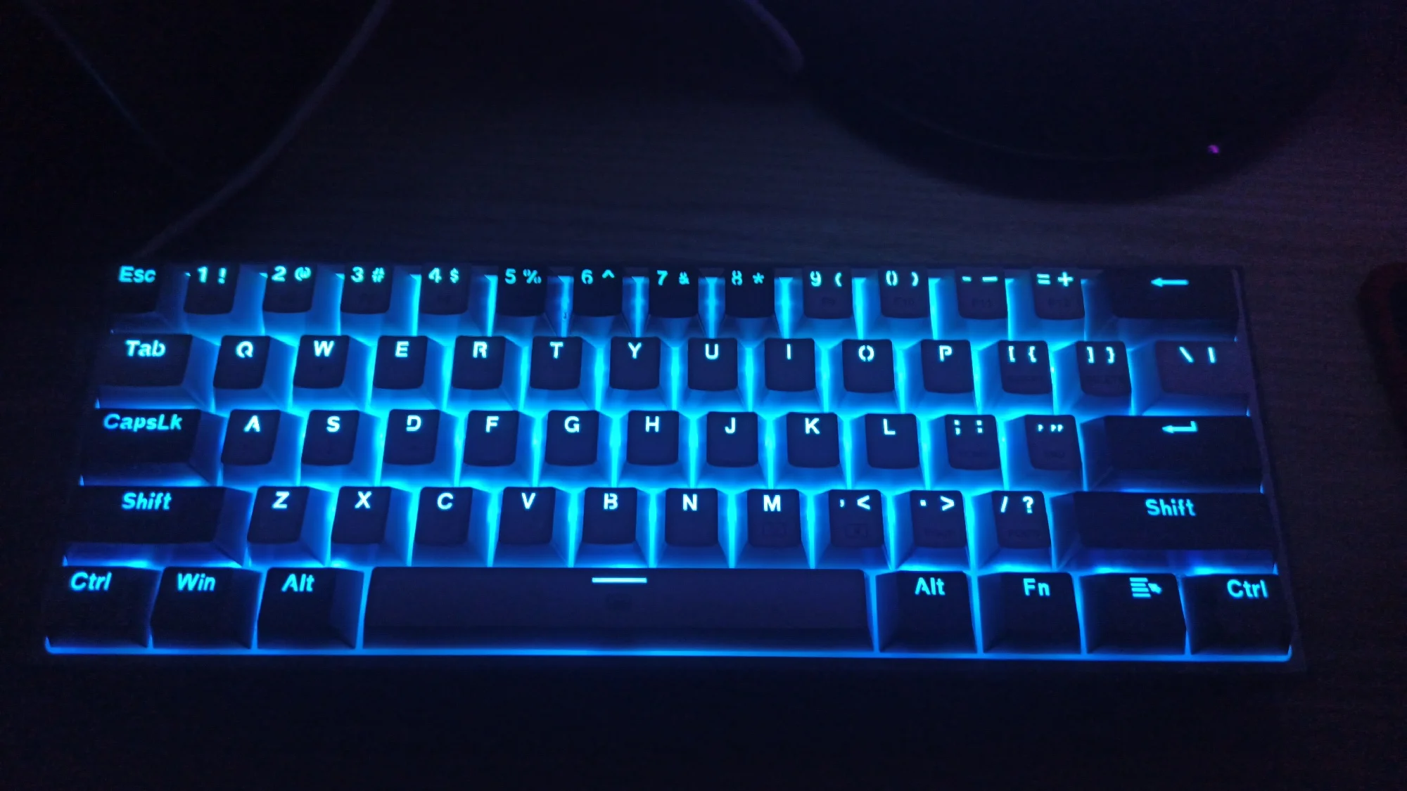 REDRAGON Fizz K617 RGB USB Mini Mechanical Gaming Wired Keyboard Red ...