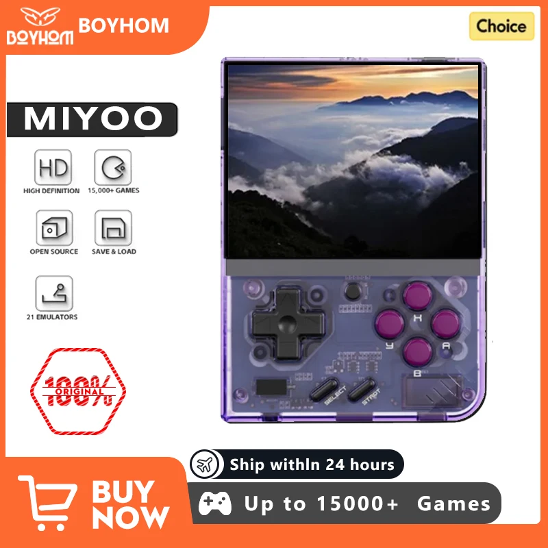 NEW-MIYOO-MINI-PLUS-Retro-Handheld-Video-Game-Console-Linux-System ...