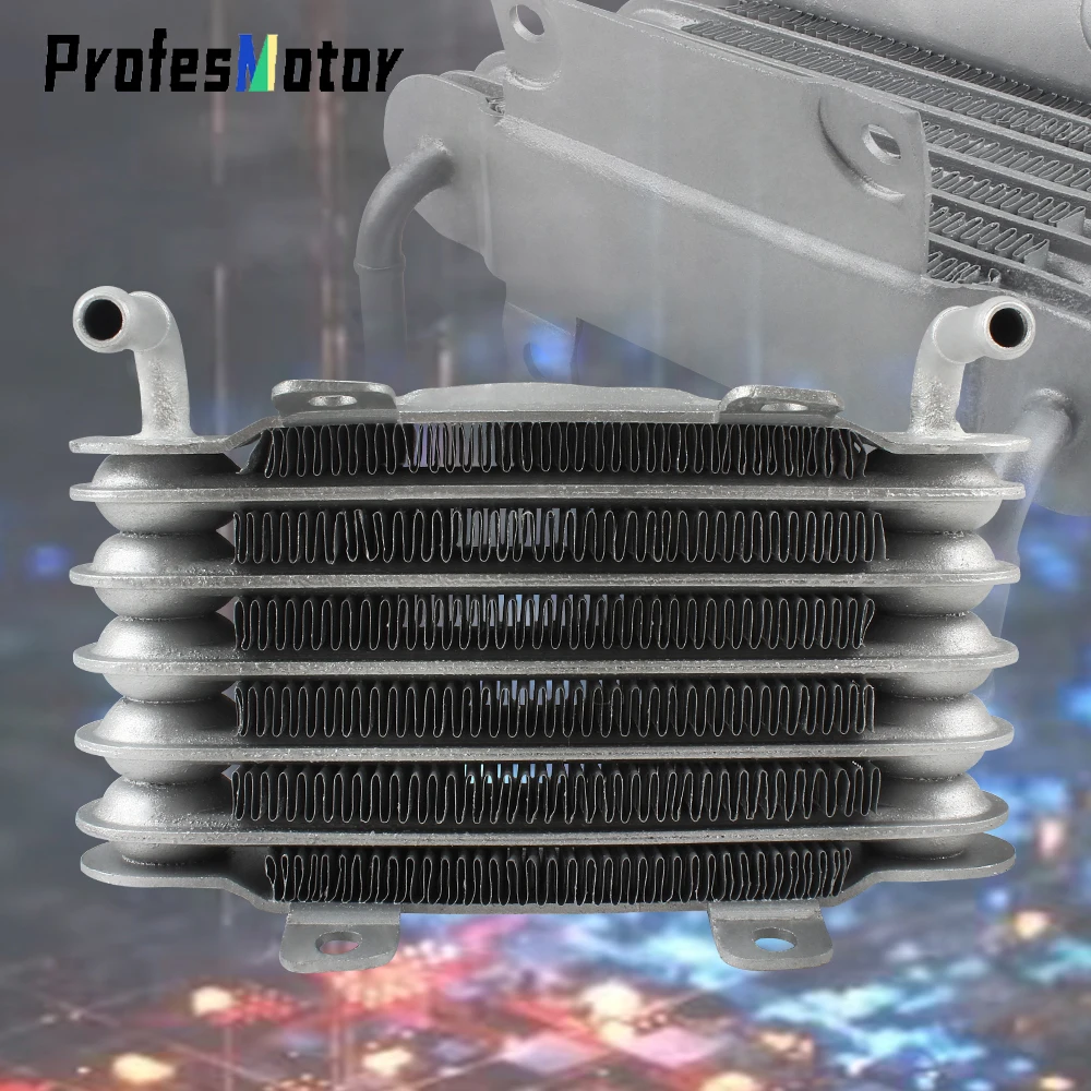 Motorcycle-Radiator-Oil-Cooler-Dirt-Bike-Moto-Cooling-8mm-6-Row-for-KTM ...