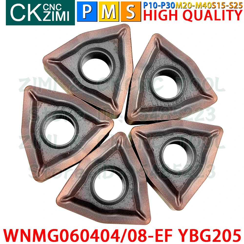 WNMG060404 EF YBG205 WNMG060408 EF YBG205 Carbide Inserts External ...