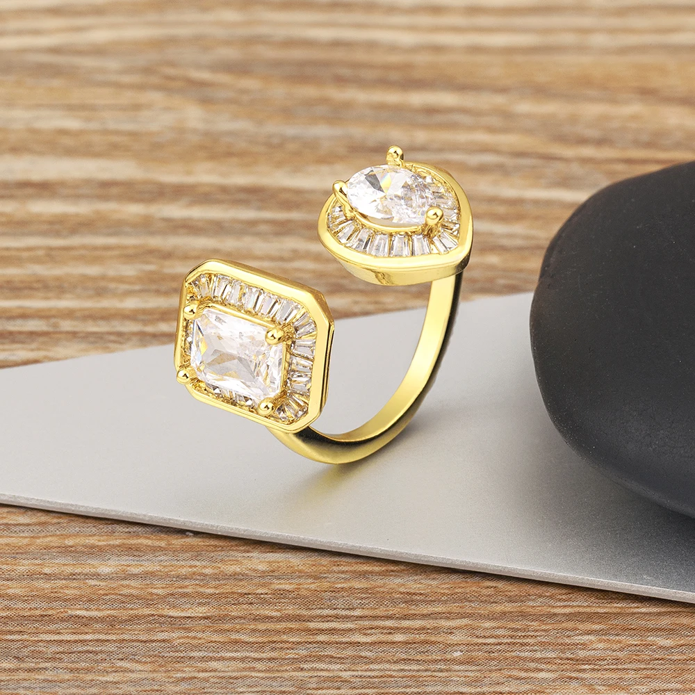 AIBEF-anillos-de-diamantes-de-imitaci-n-blancos-con-forma-de-gota ...