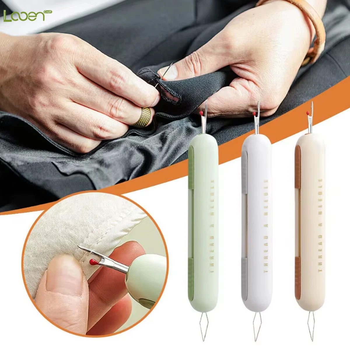Needle threader: sewing machine automatic and quick sewing threading ...