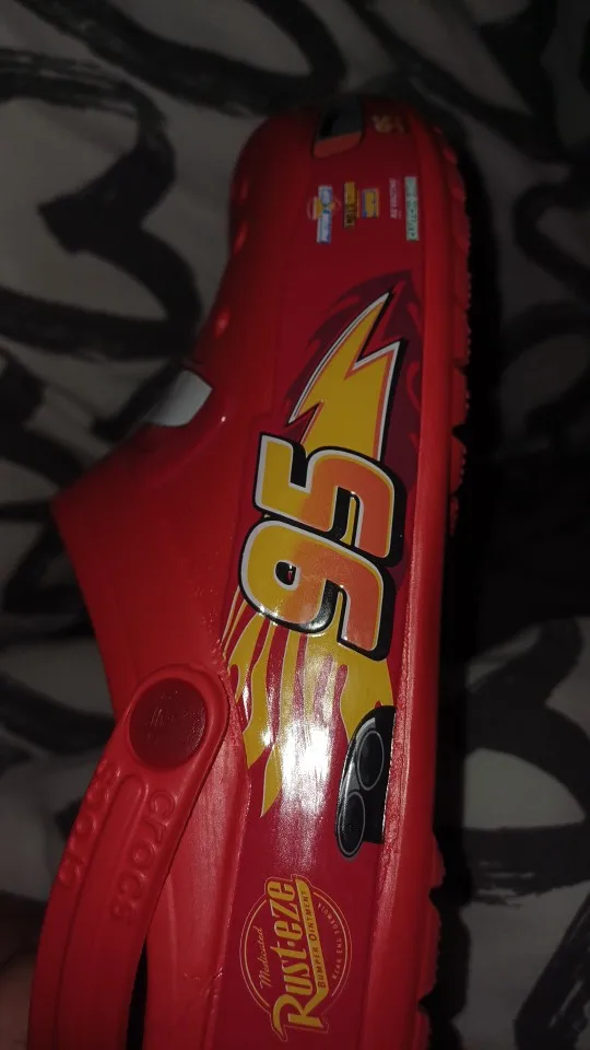 Lightning McQueen Crocs - UK Sizes