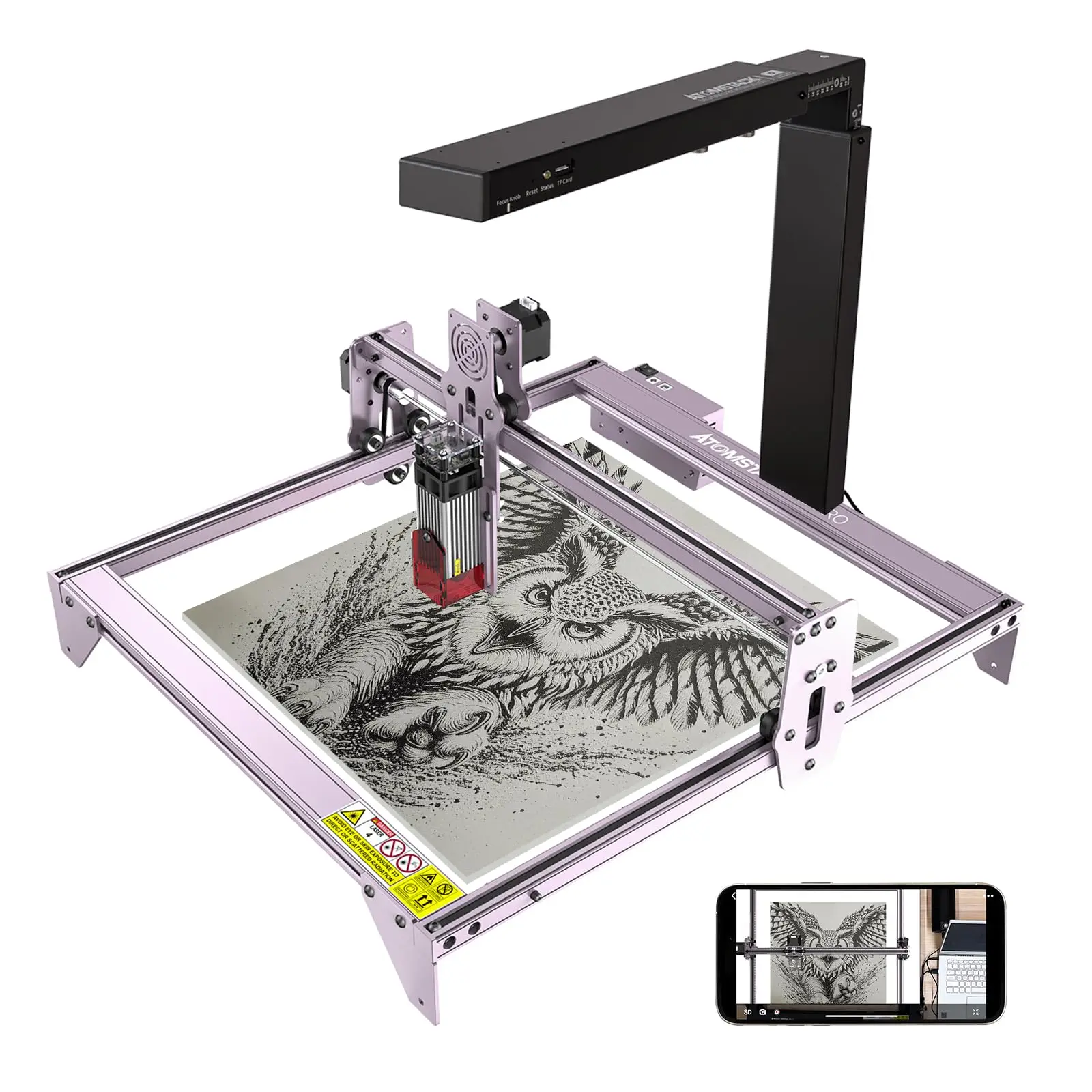 ATOMSTACK-A5-Pro-Laser-Engraving-Machine-With-AC2-Wireless-Lightburn ...