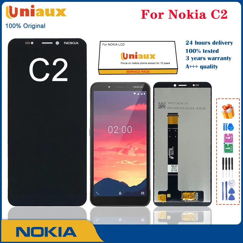 5.7" Original LCD Display For NOKIA C2 Display LCD Touch Screen ...