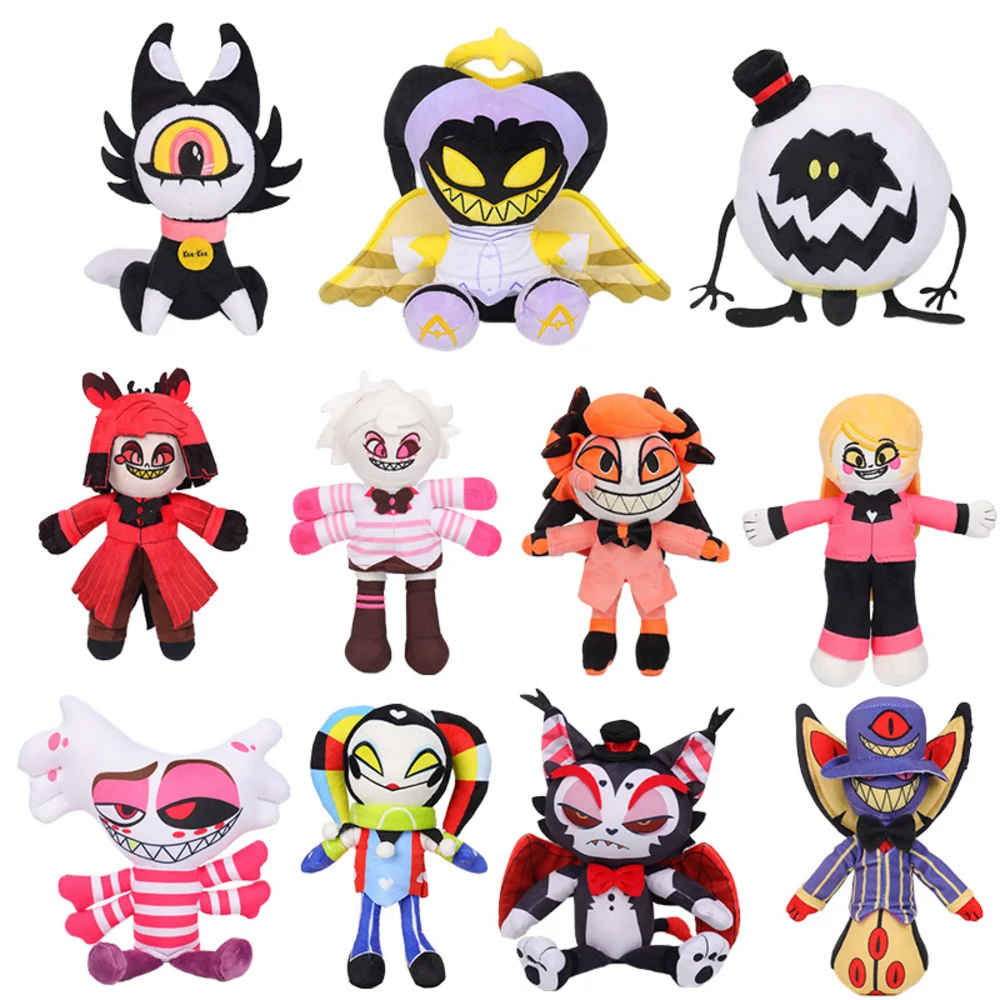 Hazbbin Hotel Angel Anime Plush Doll Charlie Morningstar Vaggie Alastor ...