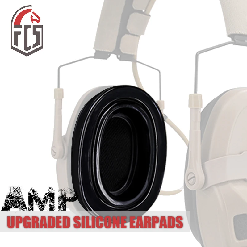 FCS-AMP-Customized-Silicone-Ear-Pads-for-Tactical-Headset-Earmuffs-And ...
