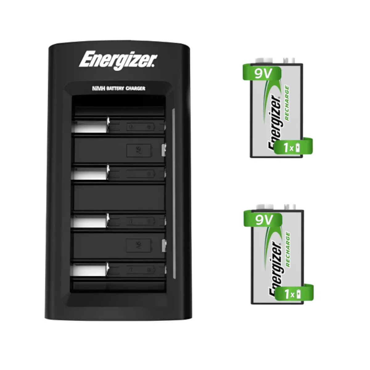 Energizer Universal Charger + 2 Rechargeable Batteries 9V 175Mah ...