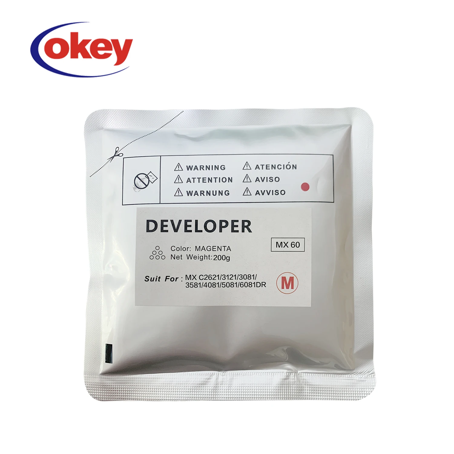 230g MX60 MX-60 MX-61 MX61 Developer Toner for Sharp MX-2651 3051 3551 ...