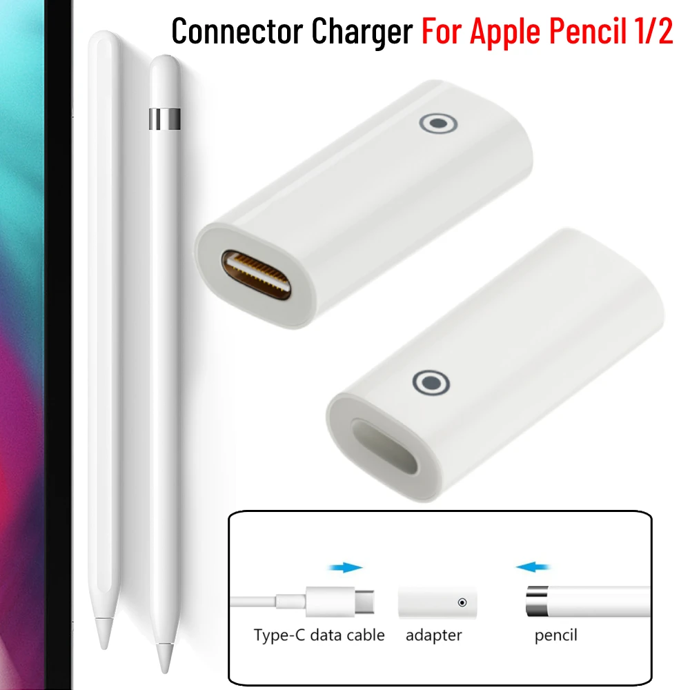 Mini-Connector-Charging-Adapter-Female-To-Female-Lightning-Touch-Stylus ...