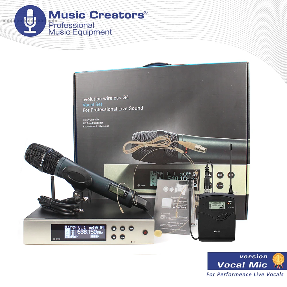 Hotsale EW135g4 EW100 G4 wireless microphone system, with E835 handheld ...