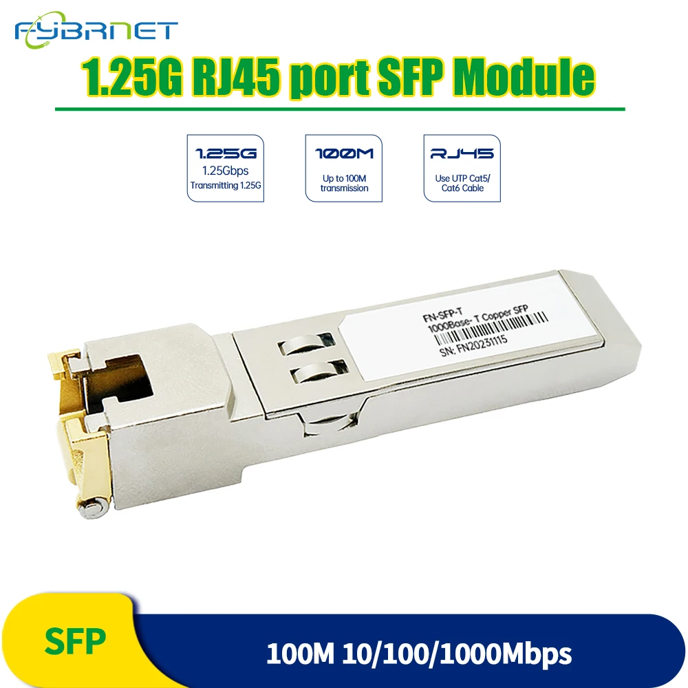 1-25G-Fiber-Optical-RJ45-Module-1000BASE-T-Copper-SFP-Transceiver ...