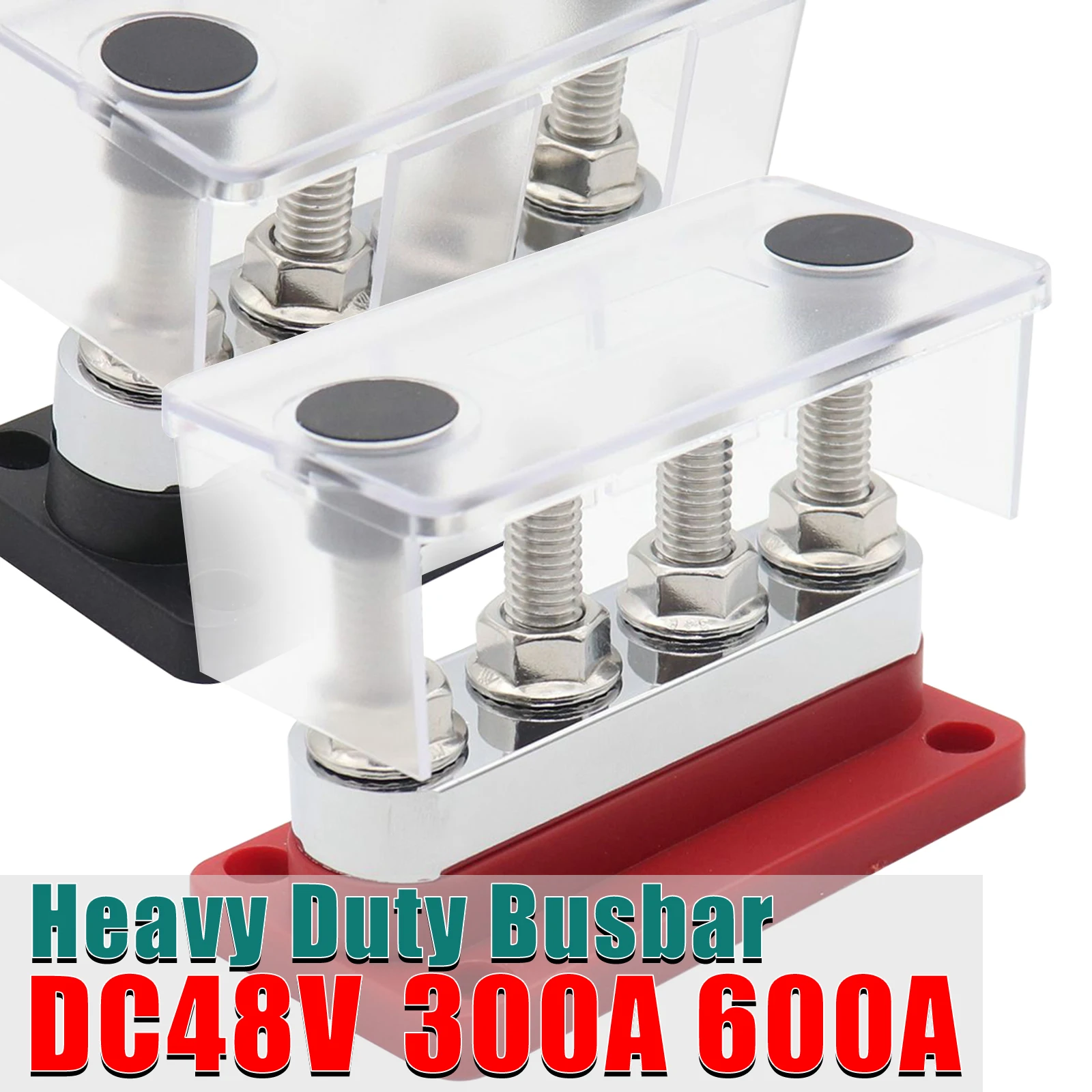 GIE.TOP 600A 300Amp DC 48V 3/8"(M10) Stud 4X Terminal Power ...