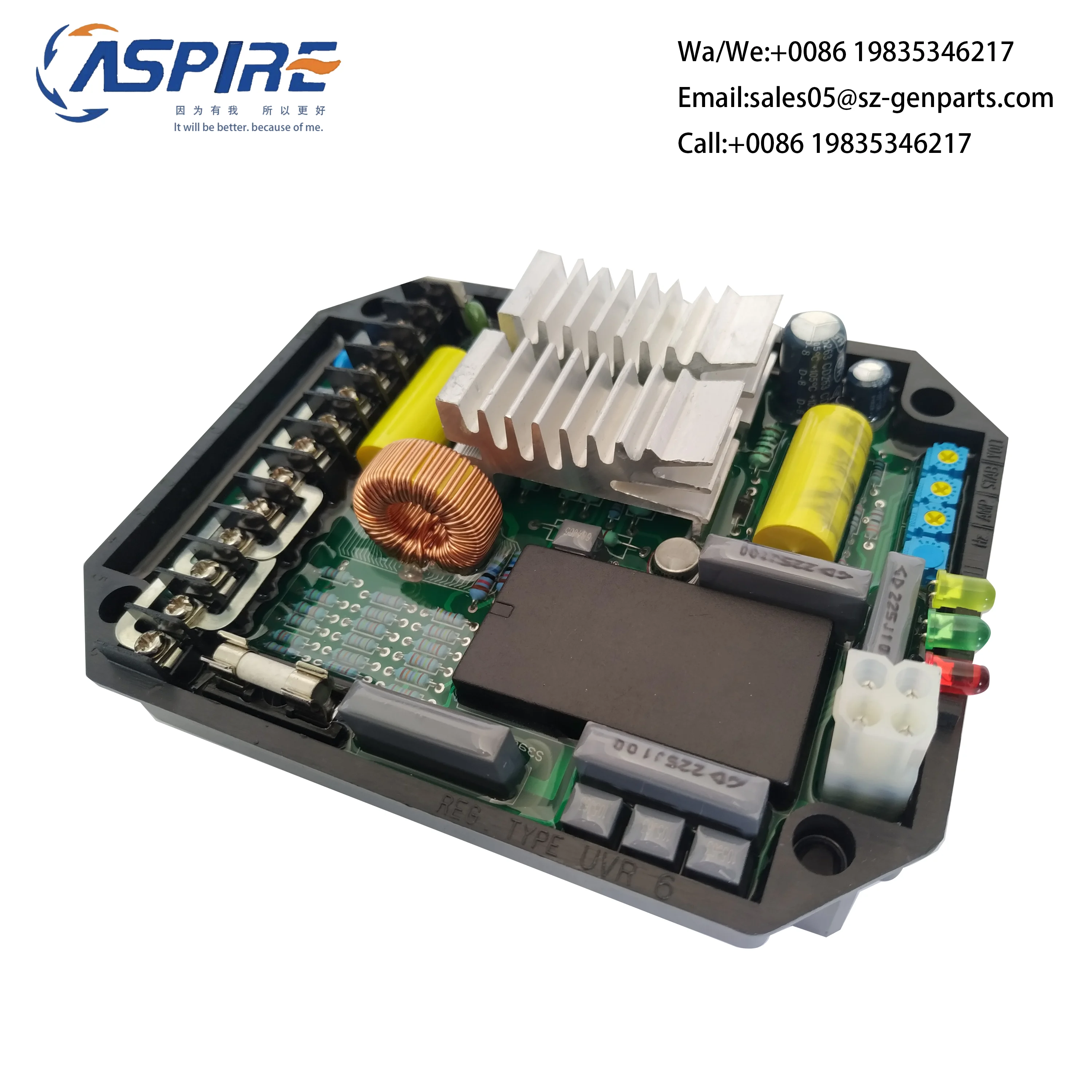MeccAlte-Spa-UVR6-AVR-Automatic-Voltage-Regulator-Power-Generator ...