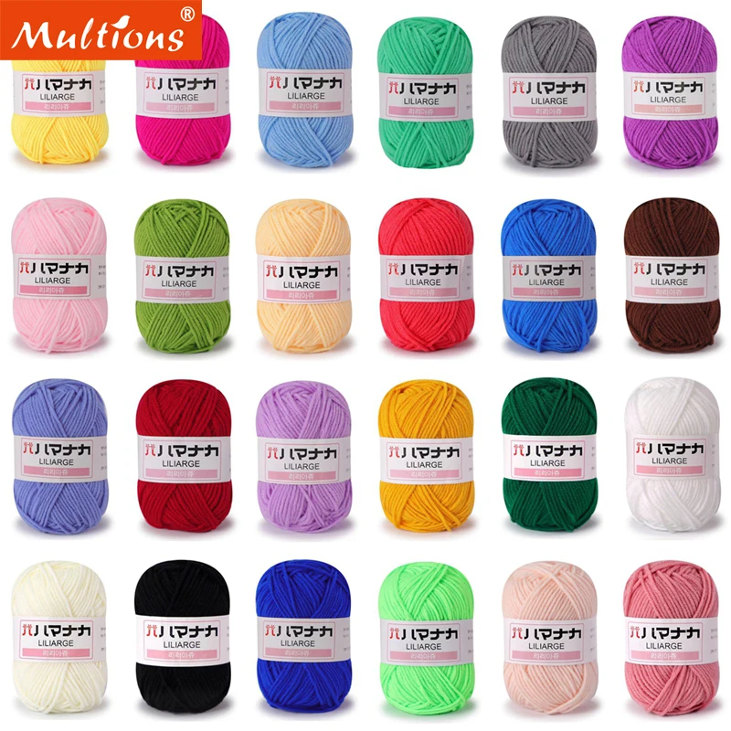 4ply Milk Cotton Yarn Anti-Pilling High Quality Hand Knitting Cotton ...