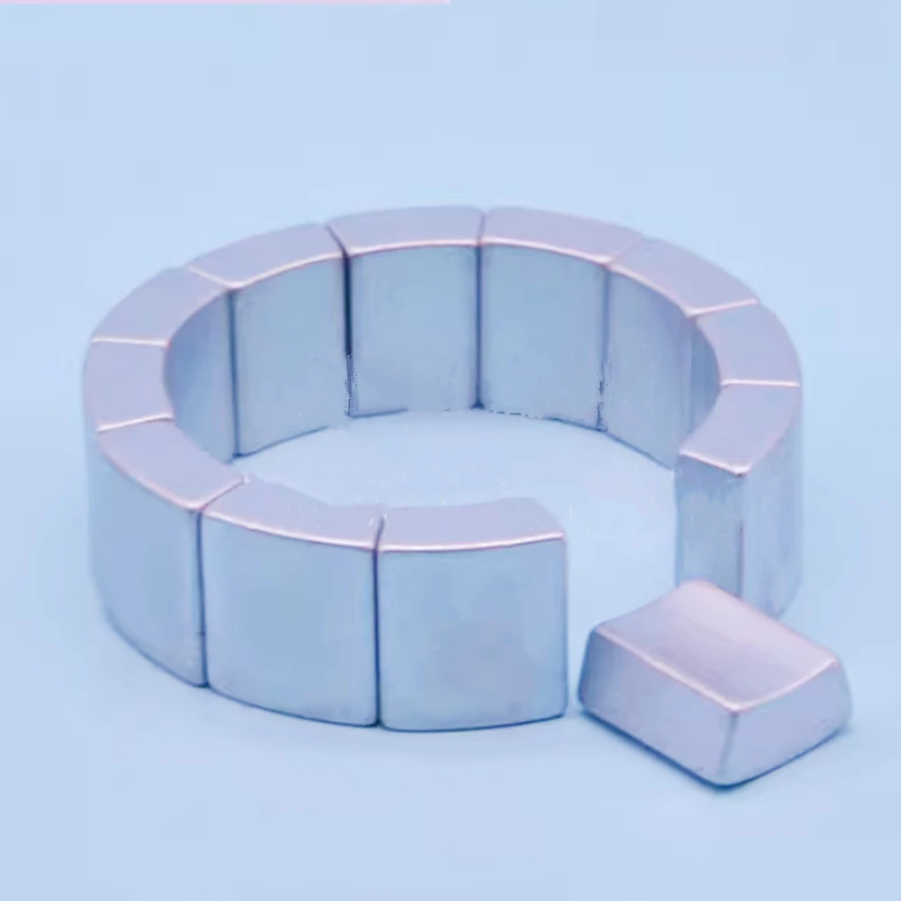 Arc-Magnet-OR25-5xIR19-5x30deg-x15mm-Diameter-51mm-N48SH-Strong-Motor ...