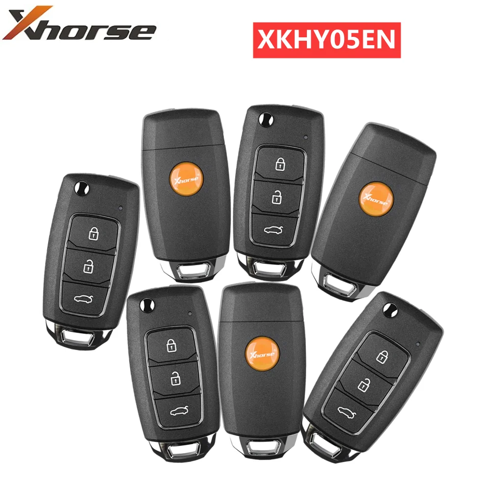 3/7/9pcs Xhorse Xkhy05en Hyu.d Style Wired Universal Remote Key Fob 3 ...