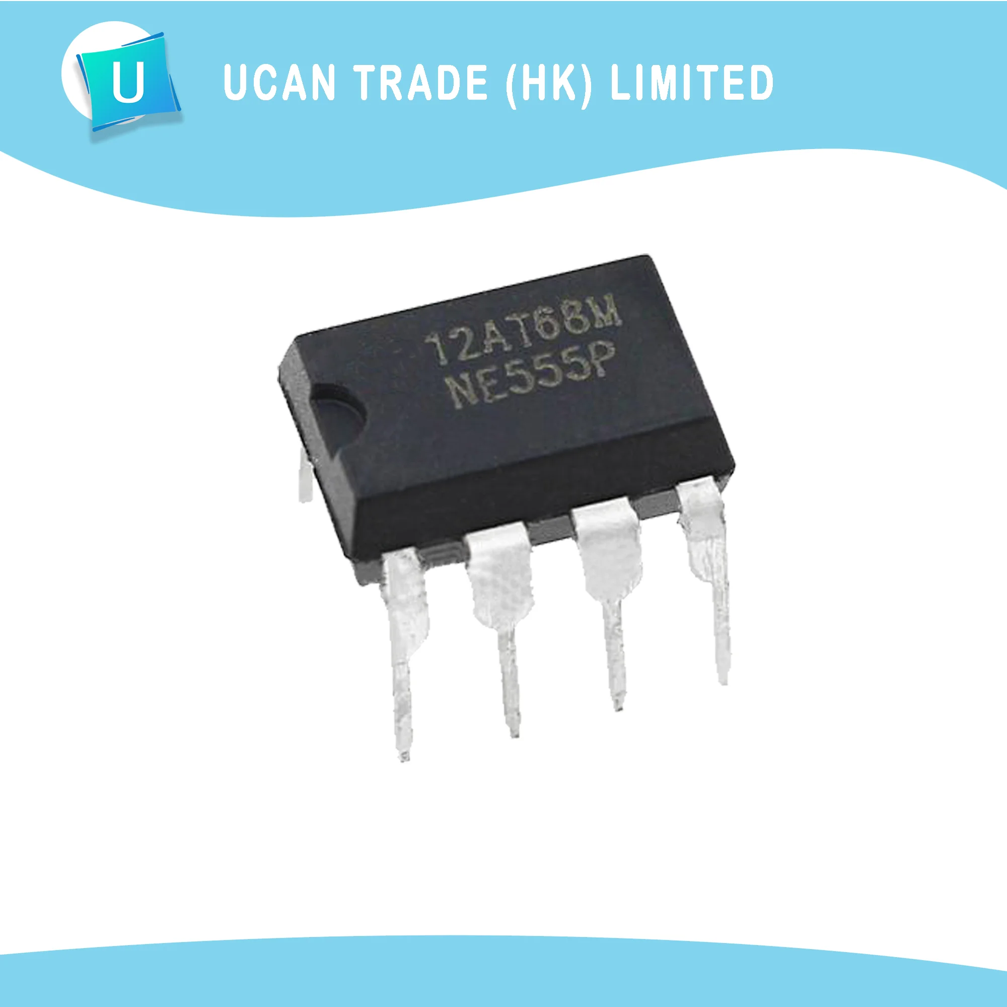 10PCS-DIP-8-NE555-NE555P-IC-555-Timer-Programming-Oscillator-Chip-new ...